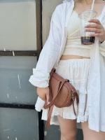 China Women's genuine leather Top-Grain Cowhide Natural Crease Shoulder Bag underarm bag Baguette Bag China manufacturer wholesale for sale