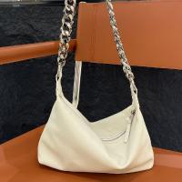 China Top-Grain Cowhide Natural Crease Chain Shoulder  Crossbody  bag genuine leather handbag China manufacturer wholesale underarm bag for sale