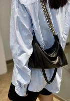 China Top-Grain Cowhide Natural Crease Chain Shoulder  Crossbody  bag genuine leather handbag China manufacturer wholesale underarm bag for sale