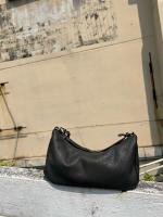 China Top-Grain Cowhide Naturally Tumbled Shoulder Crossbody Bag women's fashion genuine leather bag underarm bag China manufacturer wholesale for sale