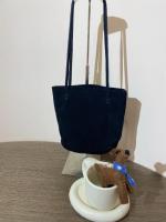 China Top-Grain High-Gloss Suede Cowhide Bucket Bag  shoulder bag underarm bag women's genuine leather handbag China factory wholesale for sale