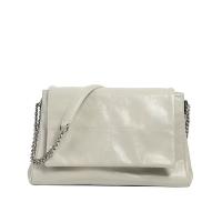 China Top-Grain Oil-Waxed Cowhide Diamond-Quilted Chain Strap genuine leather handbag women's fashion Shoulder Crossbody Bag  China supplier wholesale for sale