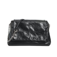 China Top-Grain Oil-Waxed Cowhide Diamond-Quilted Chain Strap genuine leather handbag women's fashion Shoulder Crossbody Bag  China supplier wholesale for sale