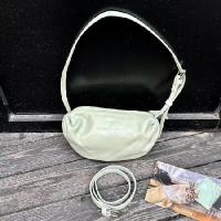 China Mini genuine leather shoulder bag crossbody bag handbag for women Top-Grain Oil-Waxed Cowhide Candy Bag  Waist Bag China supplier wholesale for sale