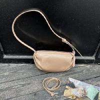 China Mini genuine leather shoulder bag crossbody bag handbag for women Top-Grain Oil-Waxed Cowhide Candy Bag  Waist Bag China supplier wholesale for sale