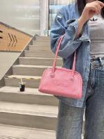China Women's Genuine leather bag A-Grade Goatskin Underarm Handheld Boston bag handbag underarm bag Shoulder Bag Minimalist Bag work bag China factory wholesale for sale
