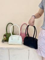 China Women's Genuine leather bag A-Grade Goatskin Underarm Handheld Boston bag handbag underarm bag Shoulder Bag Minimalist Bag work bag China factory wholesale for sale