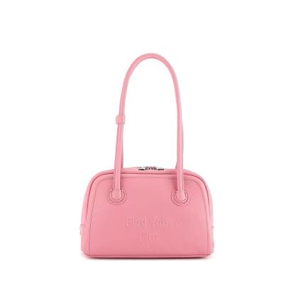 China Women's Genuine leather bag A-Grade Goatskin Underarm Handheld Boston bag handbag underarm bag Shoulder Bag Minimalist Bag work bag China factory wholesale for sale