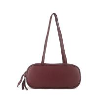 China Women's genuine leather Top-Grain Cowhide Natural Crease Shoulder Bag underarm bag Baguette Bag China manufacturer wholesale for sale