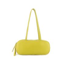 China Women's genuine leather Top-Grain Cowhide Natural Crease Shoulder Bag underarm bag Baguette Bag China manufacturer wholesale for sale