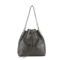 China Top-grain oil-waxed cowhide genuine leather Large-capacity drawstring shoulder bag backpack Duffel Bag Fashion Bags for Women Wholesale backpack Supplier for sale