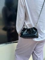 China Premium leather cloud bag soft touch minimalist design shoulder bag  Top-grain Cowhide Small Gold Balls Woven Shoulder Crossbody Bag China factory wholesale for sale