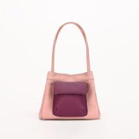China Top-Grain Full-Grain Cowhide Pocket Bag women's mini genuine leather shoulder bag Crossbody Bag Bucket Bag Basket bag China factory wholesale for sale