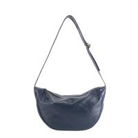 China Top-Grain Oil-Waxed Cowhide Large Capacity Dumpling Bag genuine leather shoulder bag crossbody bag tote bag underarm bag China supplier wholesale for sale