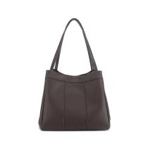 China Top-Grain Cowhide Large Square Tote Basket Handbag genuine leather handbag shoulder bag crossbody bag Women's fashion bag China supplier wholesale for sale