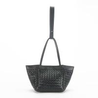 China Minimalist Bag Sheepskin Woven genuine leather Small Square Bag Handbag Crossbody Bag Shoulder Bag Bucket Bag Basket bag China factory wholesale for sale