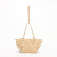 China Minimalist Bag Sheepskin Woven genuine leather Small Square Bag Handbag Crossbody Bag Shoulder Bag Bucket Bag Basket bag China factory wholesale for sale
