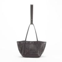 China Minimalist Bag Sheepskin Woven genuine leather Small Square Bag Handbag Crossbody Bag Shoulder Bag Bucket Bag Basket bag China factory wholesale for sale