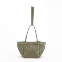 China Minimalist Bag Sheepskin Woven genuine leather Small Square Bag Handbag Crossbody Bag Shoulder Bag Bucket Bag Basket bag China factory wholesale for sale