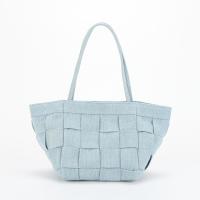 China Denim Canvas Woven Basket Tote Bag women's fashion handbag crossbody bag shoulder bag Denim Bag Canvas Bag for sale