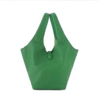 China Top-Grain Cowhide Basket Tote Bag (with Inner Pouch) large capacity genuine leather handbag Tote Bag Crossbody Bag Shoulder Bag  Women's fashion bag for sale