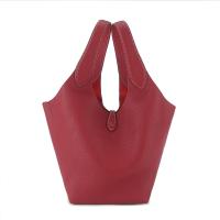 China Top-Grain Cowhide Basket Tote Bag (with Inner Pouch) large capacity genuine leather handbag Tote Bag Crossbody Bag Shoulder Bag  Women's fashion bag for sale