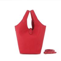 China Top-Grain Full-Grain Cowhide genuine leather Basket Tote Bag (with Inner Pouch) shoulder bag crossbody bag handbag Tote Bag Women's leather bag Handbag for sale