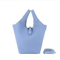 China Top-Grain Full-Grain Cowhide genuine leather Basket Tote Bag (with Inner Pouch) shoulder bag crossbody bag handbag Tote Bag Women's leather bag Handbag for sale