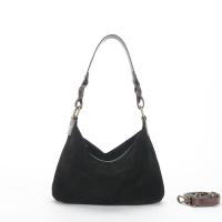 China Women's Top-Grain High-Gloss Matte Vintage Women's Baguette Bag genuine leather handbag shoulder bag crossbody bag underarm bag China factory wholesale for sale