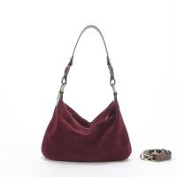 China Women's Top-Grain High-Gloss Matte Vintage Women's Baguette Bag genuine leather handbag shoulder bag crossbody bag underarm bag China factory wholesale for sale