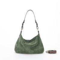 China Women's Top-Grain High-Gloss Matte Vintage Women's Baguette Bag genuine leather handbag shoulder bag crossbody bag underarm bag China factory wholesale for sale