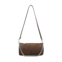 China Top-Grade High Mercerized Frosted Cowhide Cylinder Bag Women's genuine leather fashion Crossbody Clutch Bag Shoulder Bag for sale