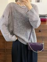 China Top-Grade High Mercerized Frosted Cowhide Cylinder Bag Women's genuine leather fashion Crossbody Clutch Bag Shoulder Bag for sale