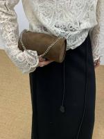 China Top-Grade High Mercerized Frosted Cowhide Cylinder Bag Women's genuine leather fashion Crossbody Clutch Bag Shoulder Bag for sale
