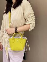 China Mini women's genuine leather handbag Full-Grain Top-Grain Cowhide with Striped Canvas Bag shoulder bag crossbody bag fashion phone bag for women China supplier for sale