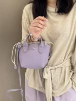 China Mini women's genuine leather handbag Full-Grain Top-Grain Cowhide with Striped Canvas Bag shoulder bag crossbody bag fashion phone bag for women China supplier for sale