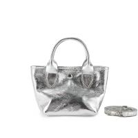 China Mini women's genuine leather handbag Full-Grain Top-Grain Cowhide with Striped Canvas Bag shoulder bag crossbody bag fashion phone bag for women China supplier for sale