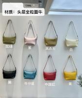 China Women's Minimalist genuine leather Bag Top grain full grain cowhide hobo bag Crossbody bag shoulder bag Baguette Bag underarm bag China supplier wholesale for sale