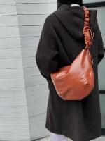 China Women's genuine leather bag Minimalist Bag Top-Grain Oil-Waxed Leather Pillow Bag with Large Capacity tote bag Shoulder bag crossbody bag for sale