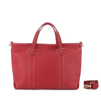 China Genuine leather handbag work bag Top-Grain Full-Grain Cowhide Large-Capacity Handheld Tote Bag handbag underarm bag Laptop Bag Duffel Bag for sale