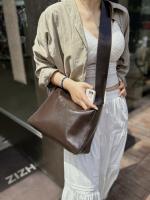China Minimalist Genuine leather bag Top-Grain Oil-Waxed Cowhide Large Capacity Crossbody Bag shoulder bag Tote Bag China supplier wholesale for sale