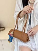 China Minimalist women's genuine leather handbag Bag Top-grain Napa cowhide Leather shoulder small Boat Bag underarm bag shoulder bag supplier for sale