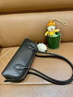 China Minimalist women's genuine leather handbag Bag Top-grain Napa cowhide Leather shoulder small Boat Bag underarm bag shoulder bag supplier for sale