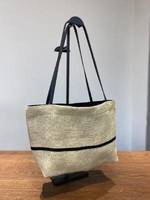 China Cotton-Linen and Leather Straps Large-Capacity Tote Shoulder Bag tote bag Boho Bag Diaper Bag Travel Bag Wholesale Handbags Supplier for sale