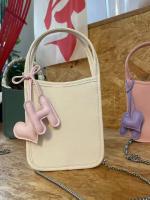 China Mini genuine leather handbag shoulder bag croosbody bag for women Top-Grain Cowhide Chain Phone Bag  crossbody shoulder bag China supplier  wholesale for sale
