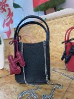 China Mini genuine leather handbag shoulder bag croosbody bag for women Top-Grain Cowhide Chain Phone Bag  crossbody shoulder bag China supplier  wholesale for sale