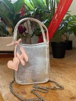 China Mini genuine leather handbag shoulder bag croosbody bag for women Top-Grain Cowhide Chain Phone Bag  crossbody shoulder bag China supplier  wholesale for sale