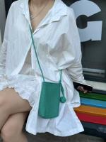 China Women's genuine leather cell phone bag mobile phone bag Top-Grain Full-Grain Cowhide Phone Bag shoulder crossbody bag OEM Bag Manufacturer for sale