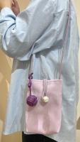 China Vintage Women's genuine leather bag Velvet Satin Cowhide Phone Case bag cell phone bag mini shoulder crossbody bag China supplier wholesale for sale