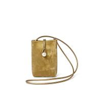 China Vintage Women's genuine leather bag Velvet Satin Cowhide Phone Case bag cell phone bag mini shoulder crossbody bag China supplier wholesale for sale